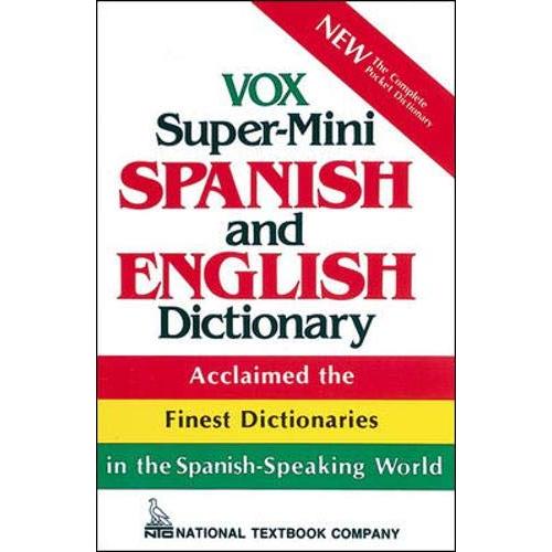 Vox Super-Mini Spanish and English Dictionary | Shopee Malaysia