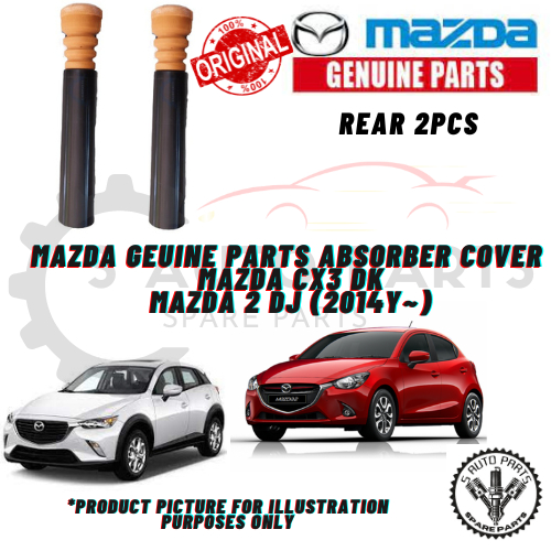 MAZDA CX3 DK / MAZDA 2 DJ (2014Y~) (REAR 2PCS) 100% ORIGINAL MAZDA GENUINE ABSORBER COVER ...