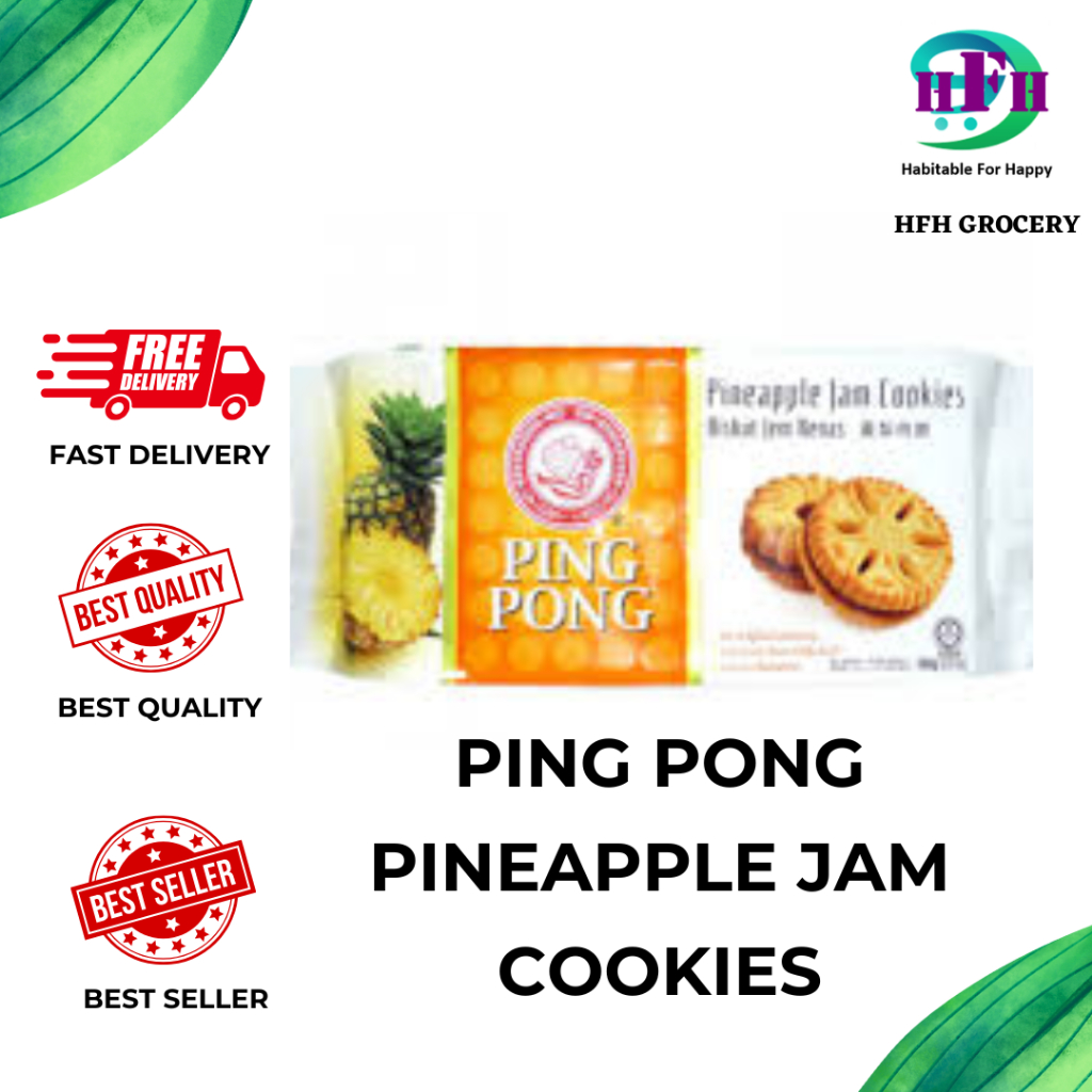 🔥 PING PONG PINEAPPLE JAM COOKIES 168g 🔥 | Shopee Malaysia