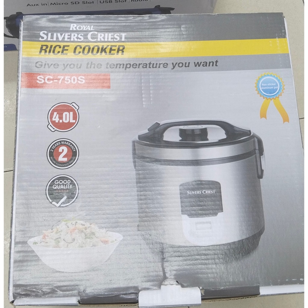 SIlver crest NEw 2024 Rice cooker 4L good quality with stainless steel ...