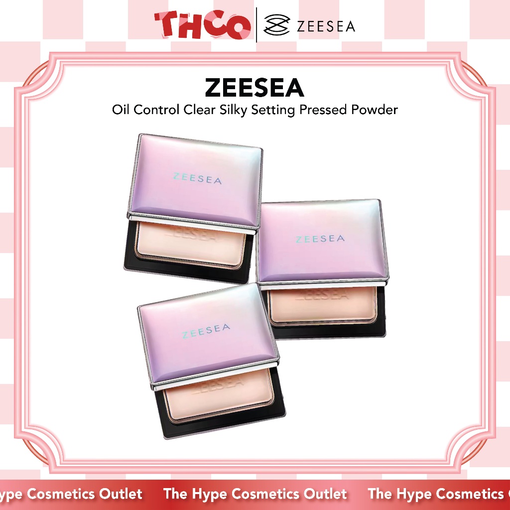 ZEESEA Oil Control Clear Silky Setting Pressed Powder 滋色清透丝盈蜜粉饼 ...