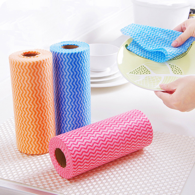 (1 ROLL) Non Woven Towel Wiping Tissue Washing Cleaning Cloth ...