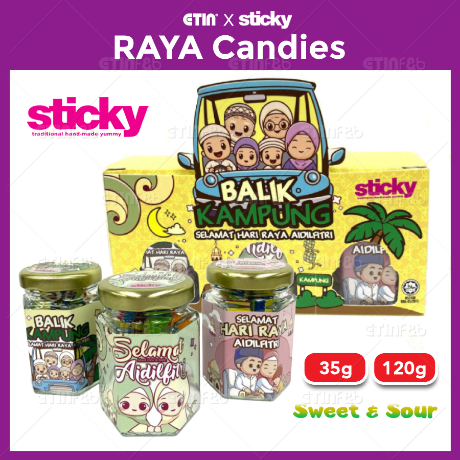 STICKY CANDY HALAL Hari Raya Edition Gula-Gula Viral Coklat Xmas Gift ...