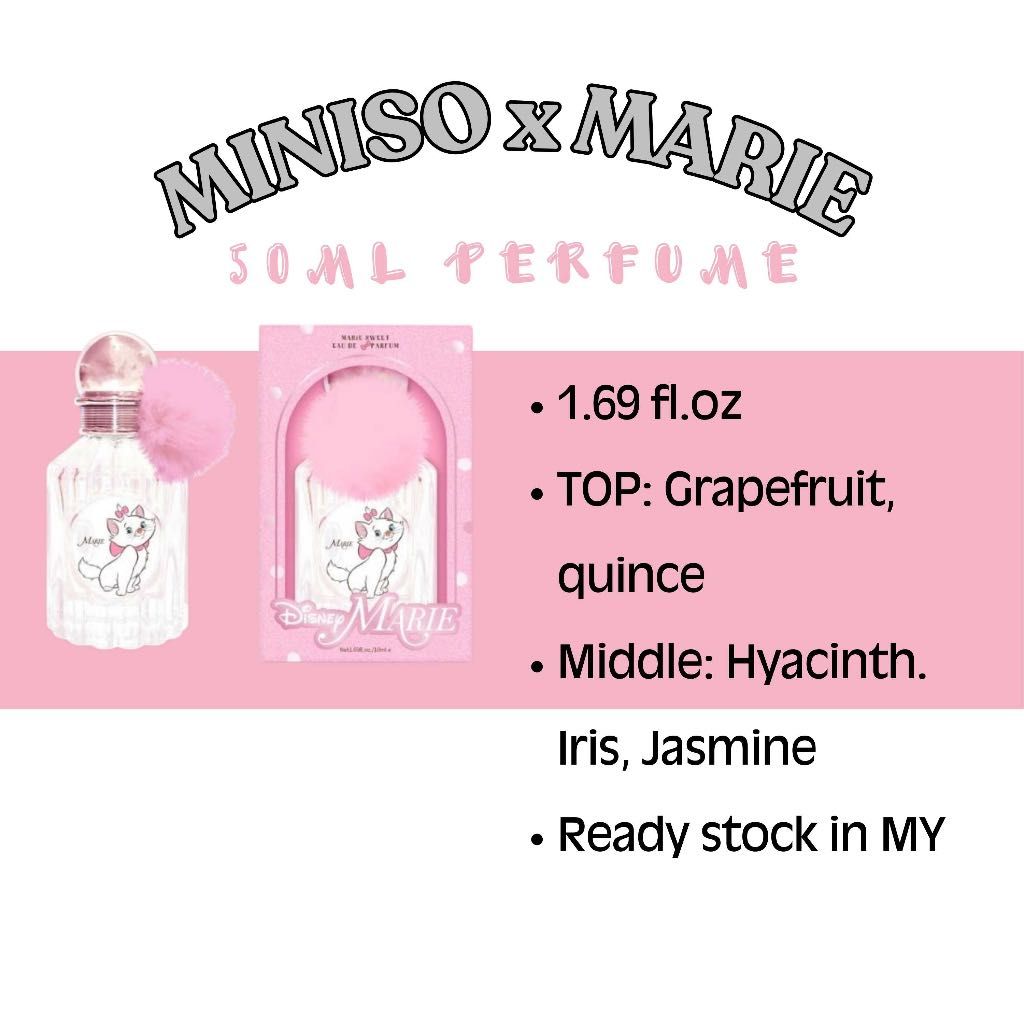 MINISO x Marie Cat Pink Perfume 50ml | Shopee Malaysia