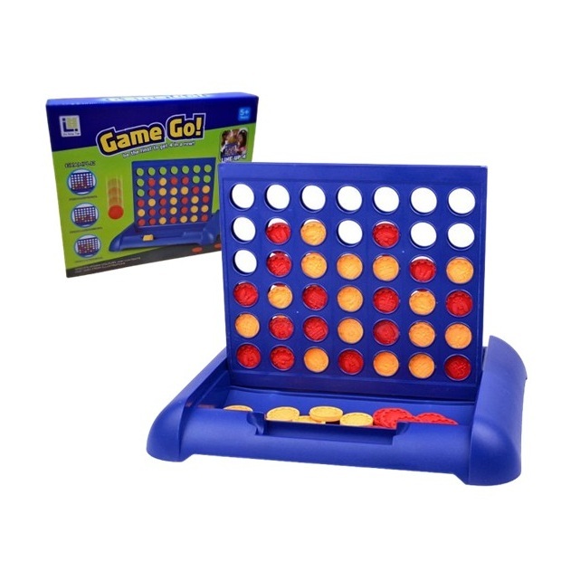 HAIRperone Line up 4 in a Row Connect 4 Bingo Game Set Portable Board ...