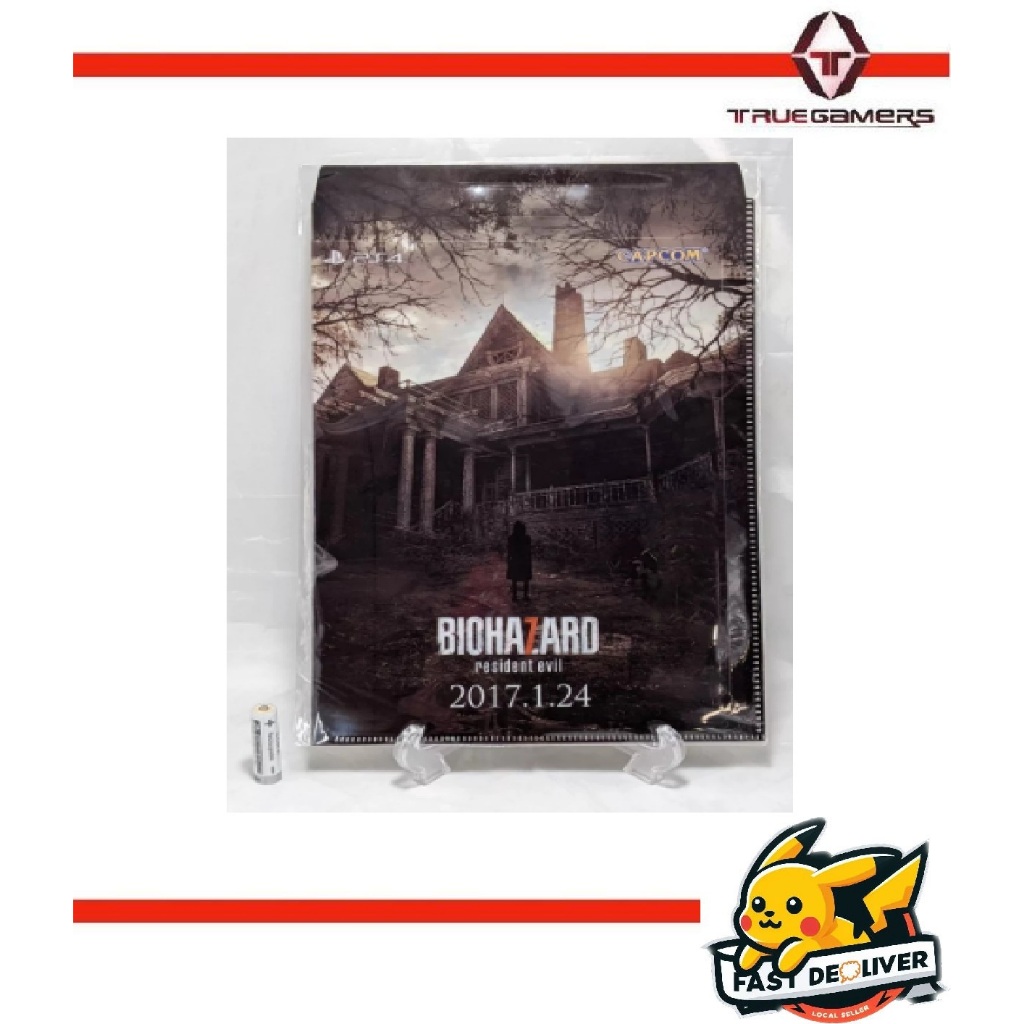 OFFICIAL Biohazard Resident Evil Plastic A4 File Folder Official Capcom ...