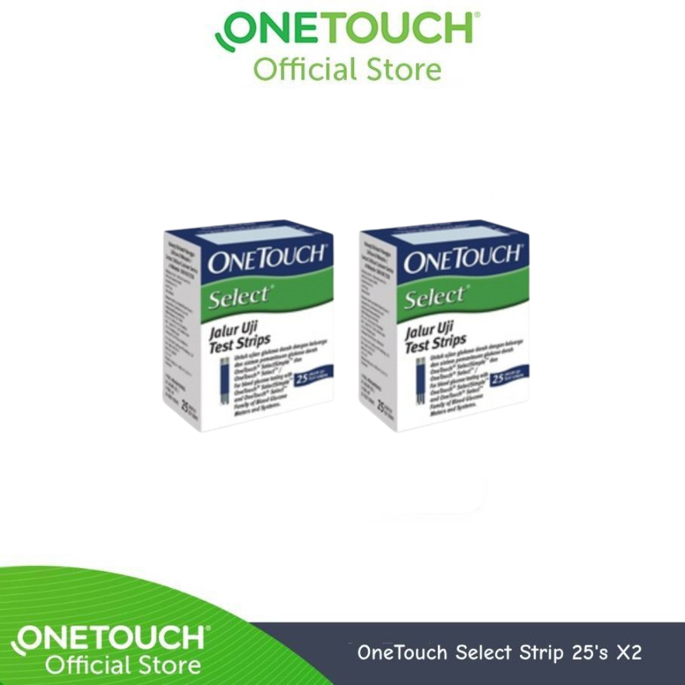 [Bundle Of 2] Onetouch Select Strip | Jalur Uji Test Strip [Exp Date ...