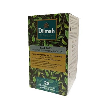 Dilmah 25s Earl Grey Flavoured Pure Ceylon Tea Individual Bag Teh Beg ...