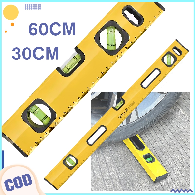 30/60CM Water Level Ruler Mini Magnetic Spirit Level Horizontal ...