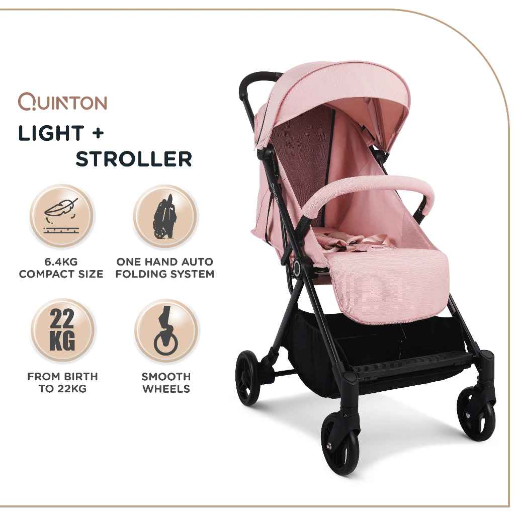 Quinton Light+ Stroller – Kereta Sorong Bayi Ringan dan Mudah Lipat ...
