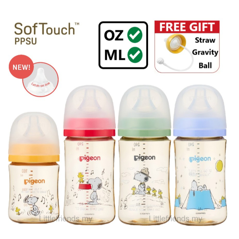 Pigeon PPSU Wide Neck Bottle SofTouch Nursing Bottle Mickey 3.0 Generation New Botol Susu Pigeon ...