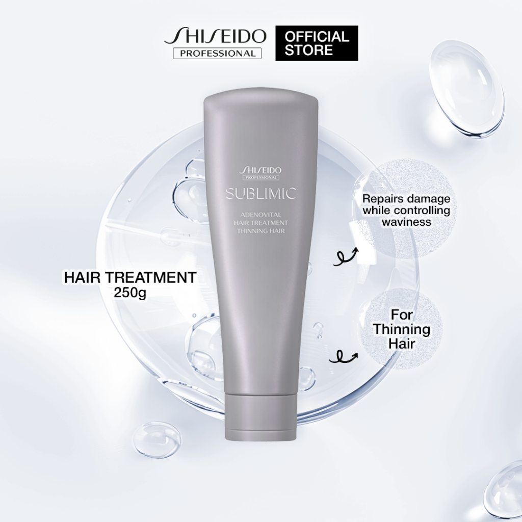 SHISEIDO PROFESSIONAL Sublimic Adenovital Hair Treatment For Thinning Hair (250g) | Shopee Malaysia