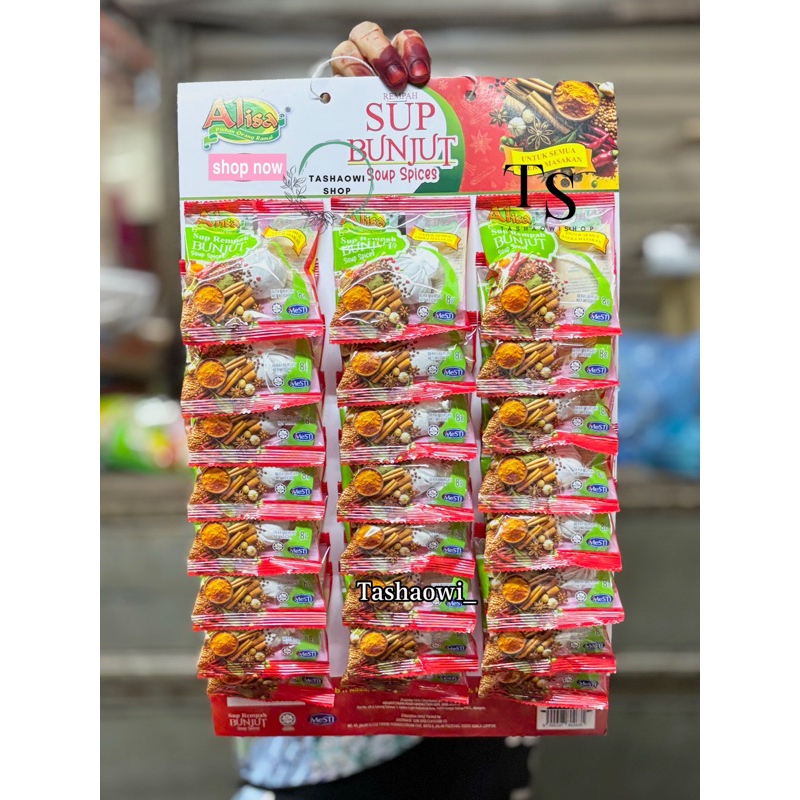Ready stock 🔥 1 Papan Sup Bunjut Alisa | 24 bungkus | Shopee Malaysia