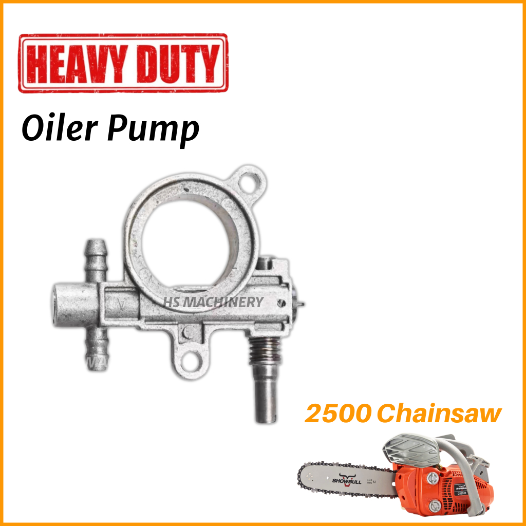 Heavy Duty 2500 One Hand Mini Chainsaw Oil Pump Oiler Pump Pam Minyak ...