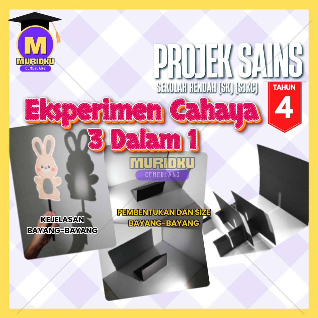 Eksperimen Cahaya 3 dalam 1 - BAHAN PEMBELAJARAN PROJEK SAINS TAHUN 4 SEKOLAH RENDAH (SK) (SJKC ...