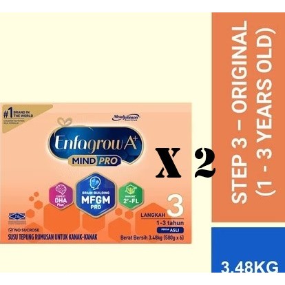 Enfagrow A+ Step 3 - Original Susu Milk Formula Powder (3.48kg)x 2 ...