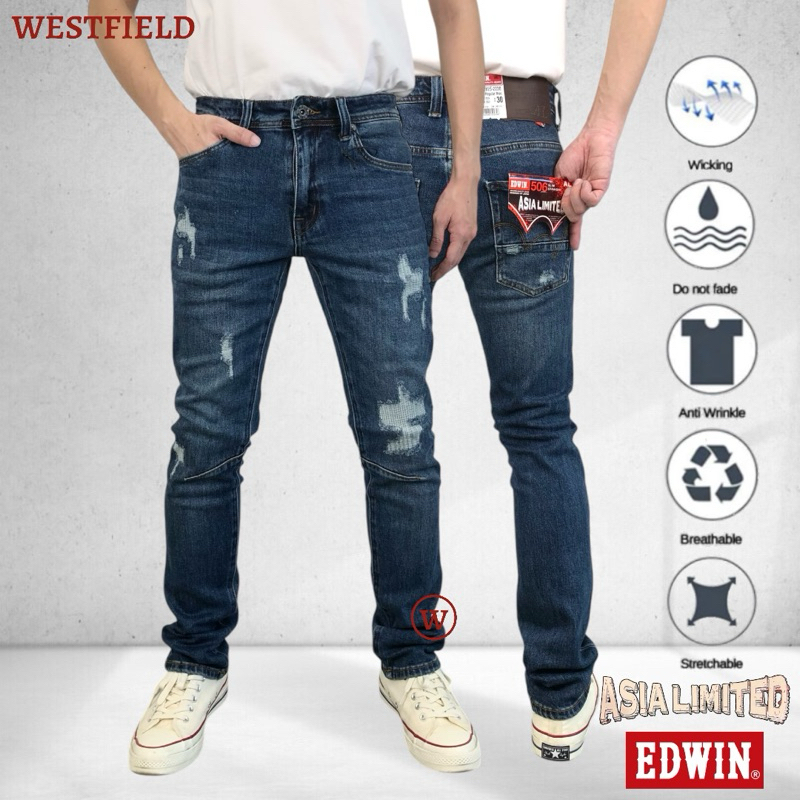 🔥New Asia Limited🔥 EDWIN® E-Standard® Asia Limited Men’s 506 Slim Fit Jeans ( 7506 2825 ...
