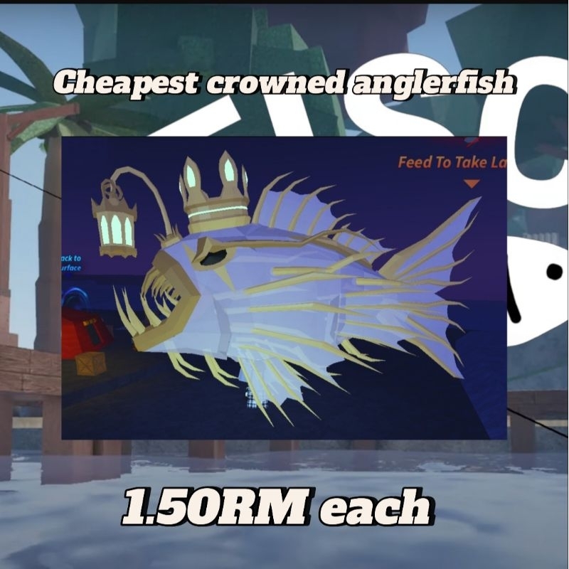 Fisch cheapest crowned anglerfish | 1.50RM each | PC games | Shopee ...