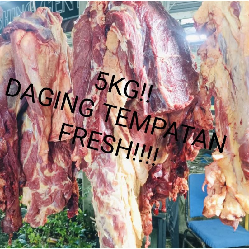 5kg!! Daging Tempatan segar | Shopee Malaysia