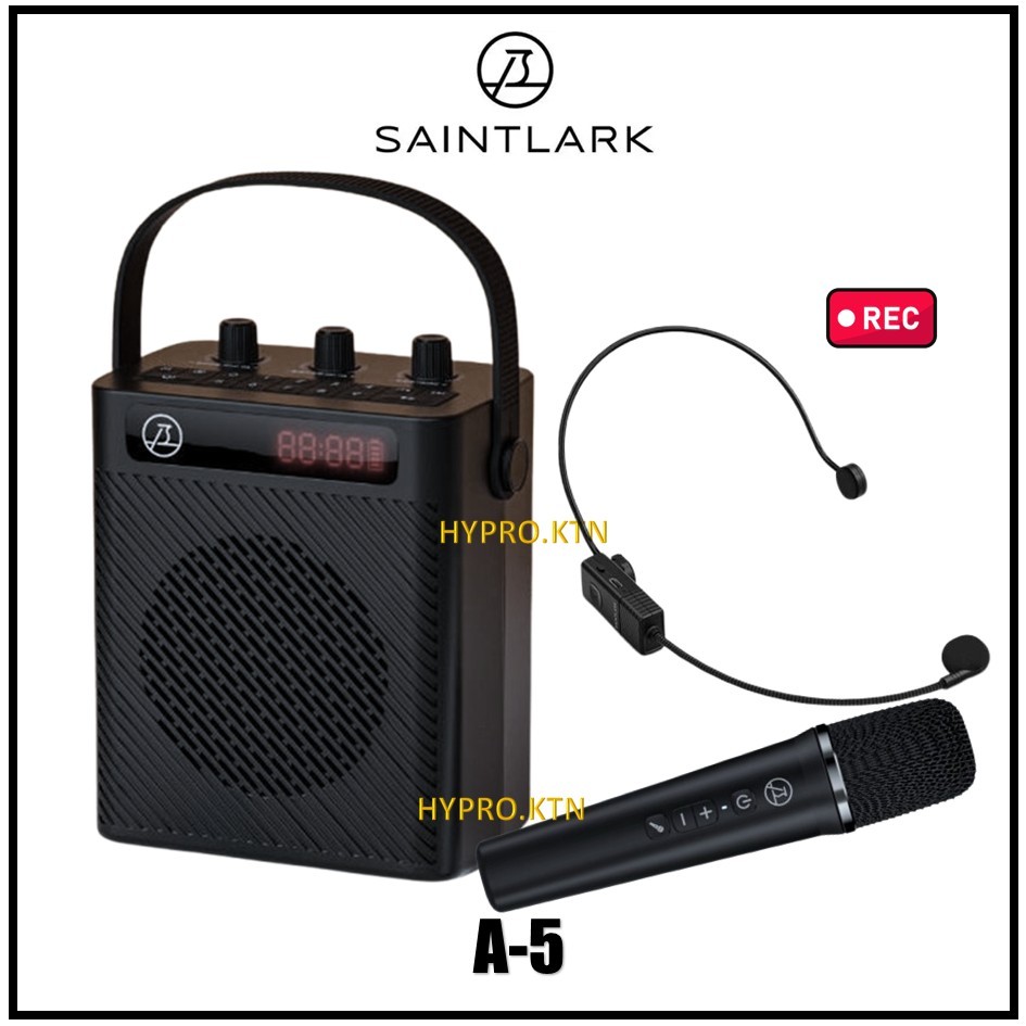 SAINTLARK A-5 Music Player Portable Mini Karaoke Speaker with Wireless ...