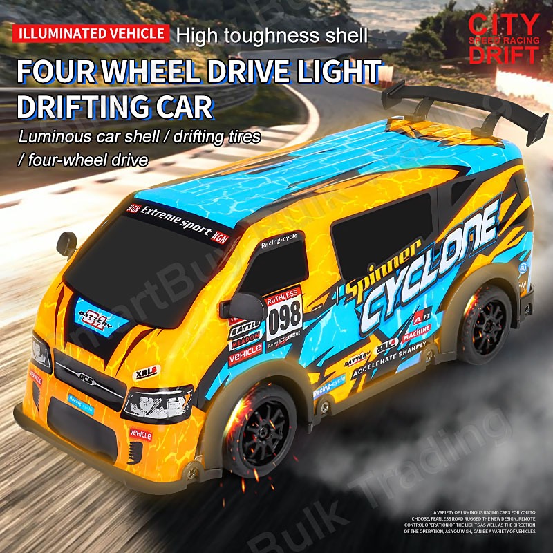 SmartBuy 1:24 High-Speed RC Drift Van Truck 4WD Off-Road Racing Remote ...