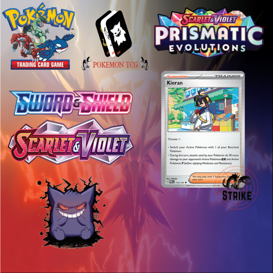 Kieran 113/131 Prismatic Evolution SV8.5 PTCG | Shopee Malaysia