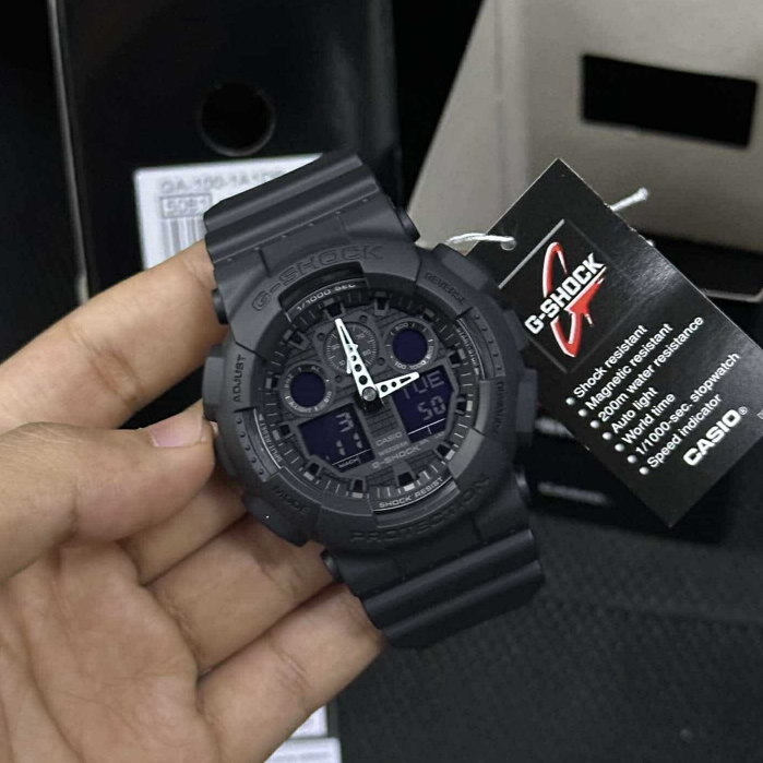 ORIGINAL G-Shock GA-100-1A1DR GA-100-1A1 GA100-1A1 Analog Digital READY ...