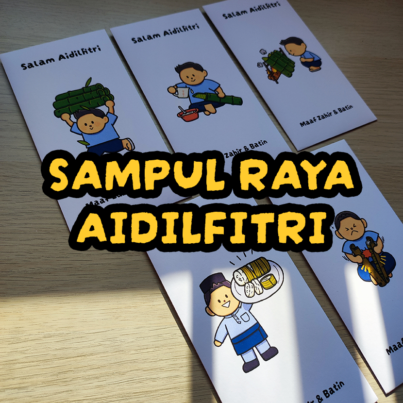 Sampul Duit Raya Aidilfitri - CUTE LEMANG BOY | Shopee Malaysia