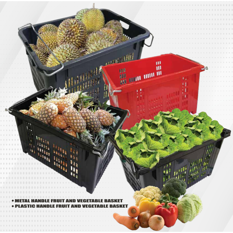 RAYACO Heavy Duty Basket Durian Black Big Basket Bakul Durian Indutry ...