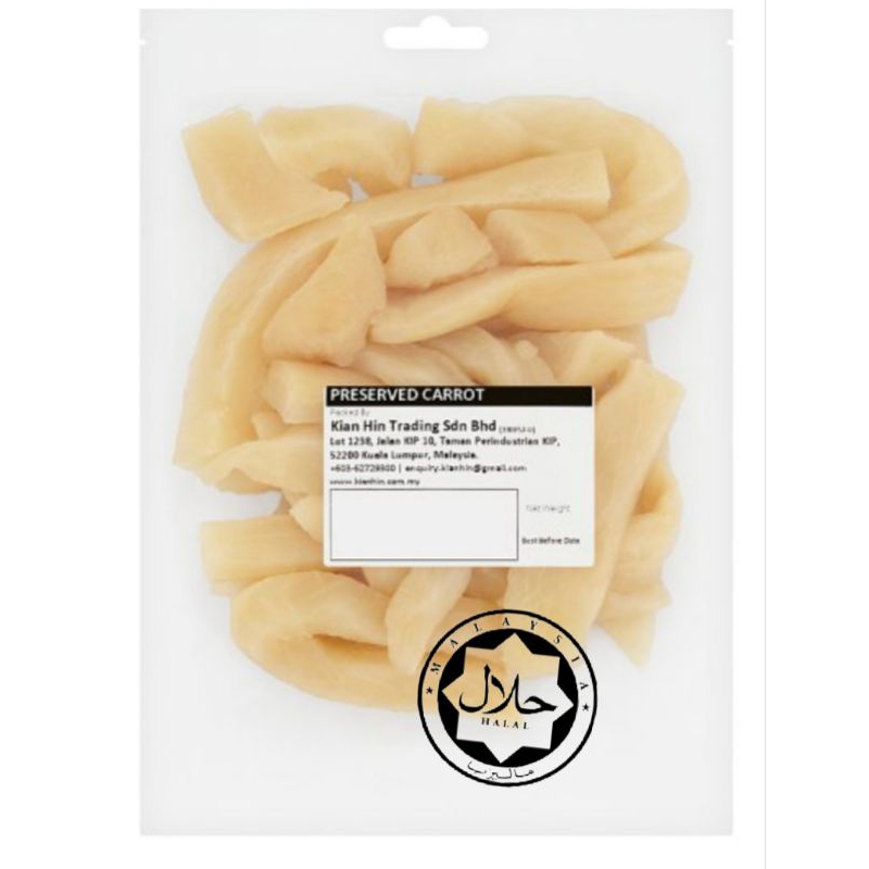 HALAL ☑️ Preserved Carroct /Jeruk Lobak Manis Repack 200g | Shopee Malaysia