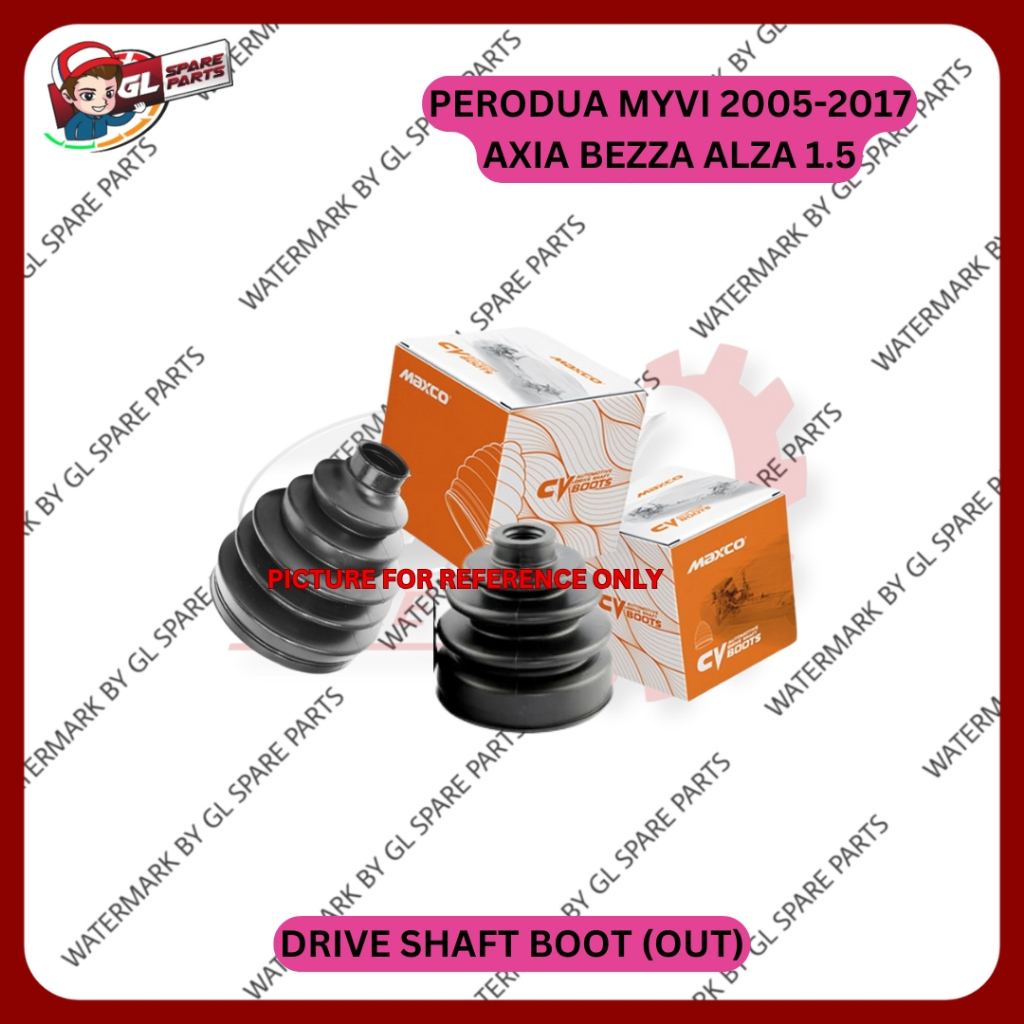 DRIVE SHAFT BOOT COVER (OUT) P/MYVI 1.3 1.5 ALZA AXIA BEZZA (GOOD ...