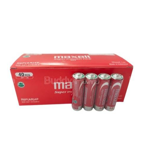 Maxell Super Power Ace Heavy Duty AA Battery (4PCS/40PCS) | Shopee Malaysia
