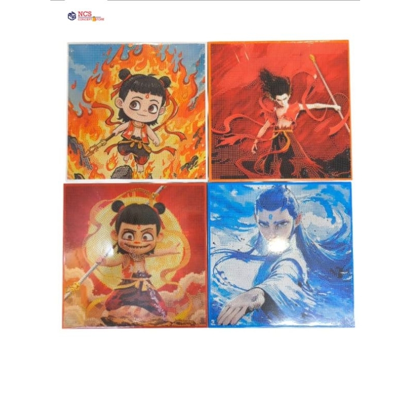 30CM x 30CM NEZHA Diamond Painting Many Style Random Children Handmade ...