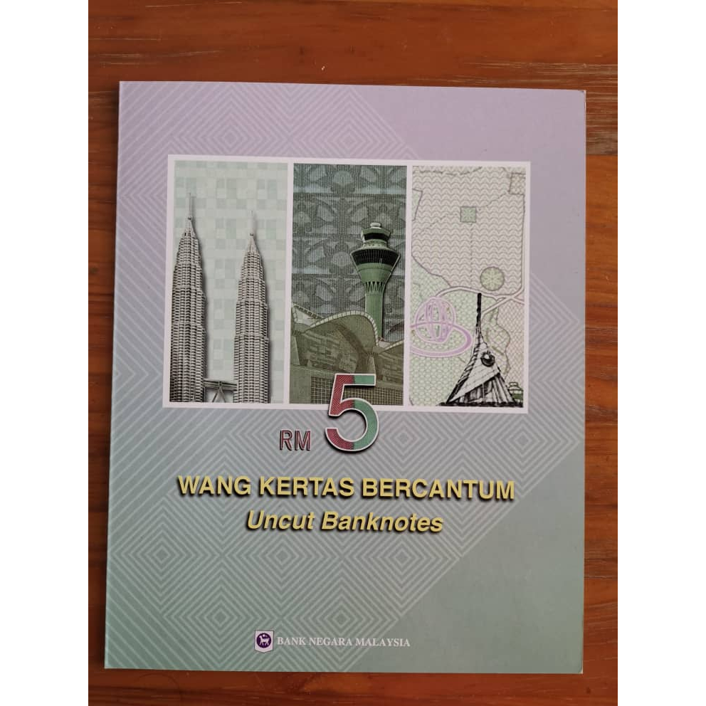 Malaysia Note - 1999 Uncut Banknotes RM5 3 in 1 | Shopee Malaysia