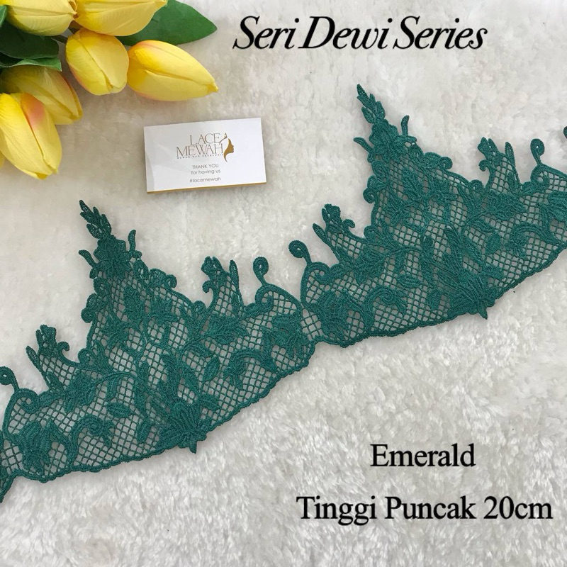 🌲 BORDERLACE GREEN SERIES READYSTOCK 🌲 LACE TEMA WARNA HIJAU 🌲 MINT ...