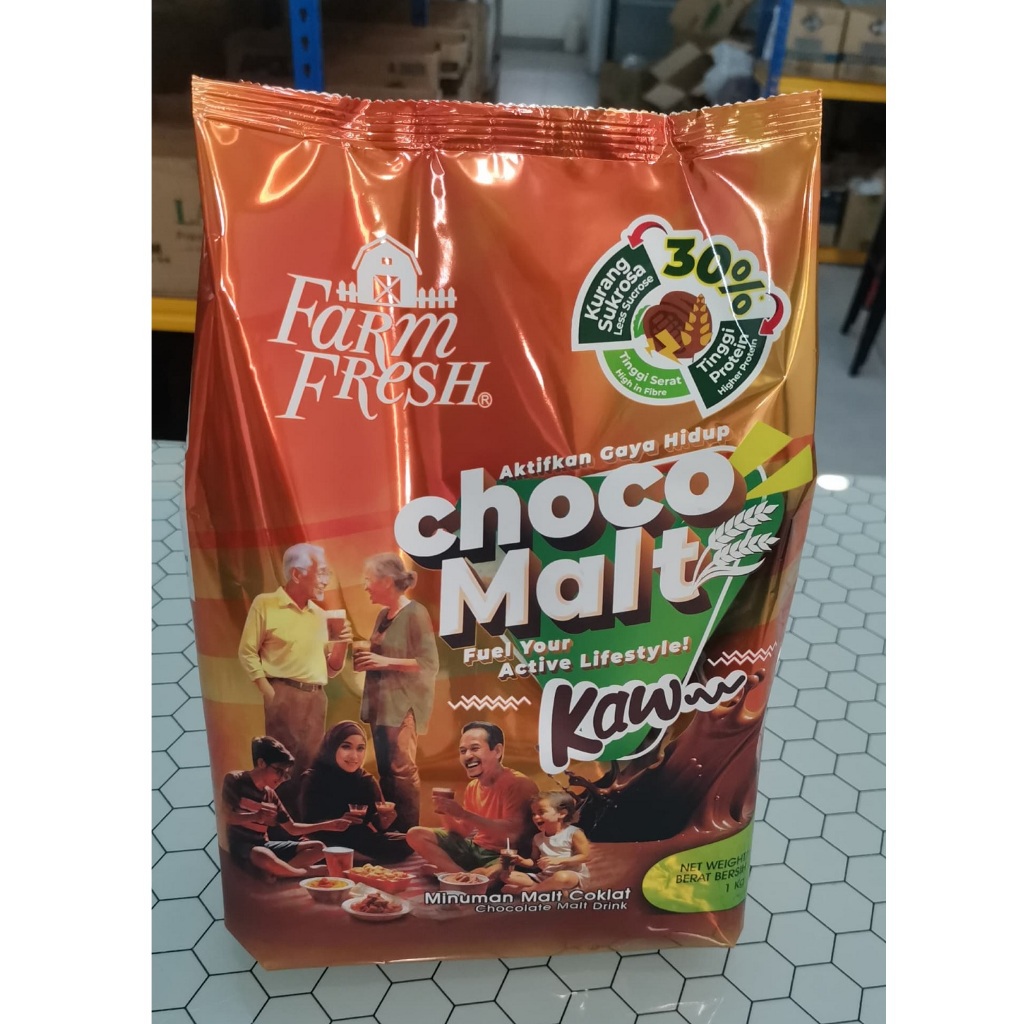 Farm Fresh choco Malt Kaw 1Kg EXP:05/2026 | Shopee Malaysia