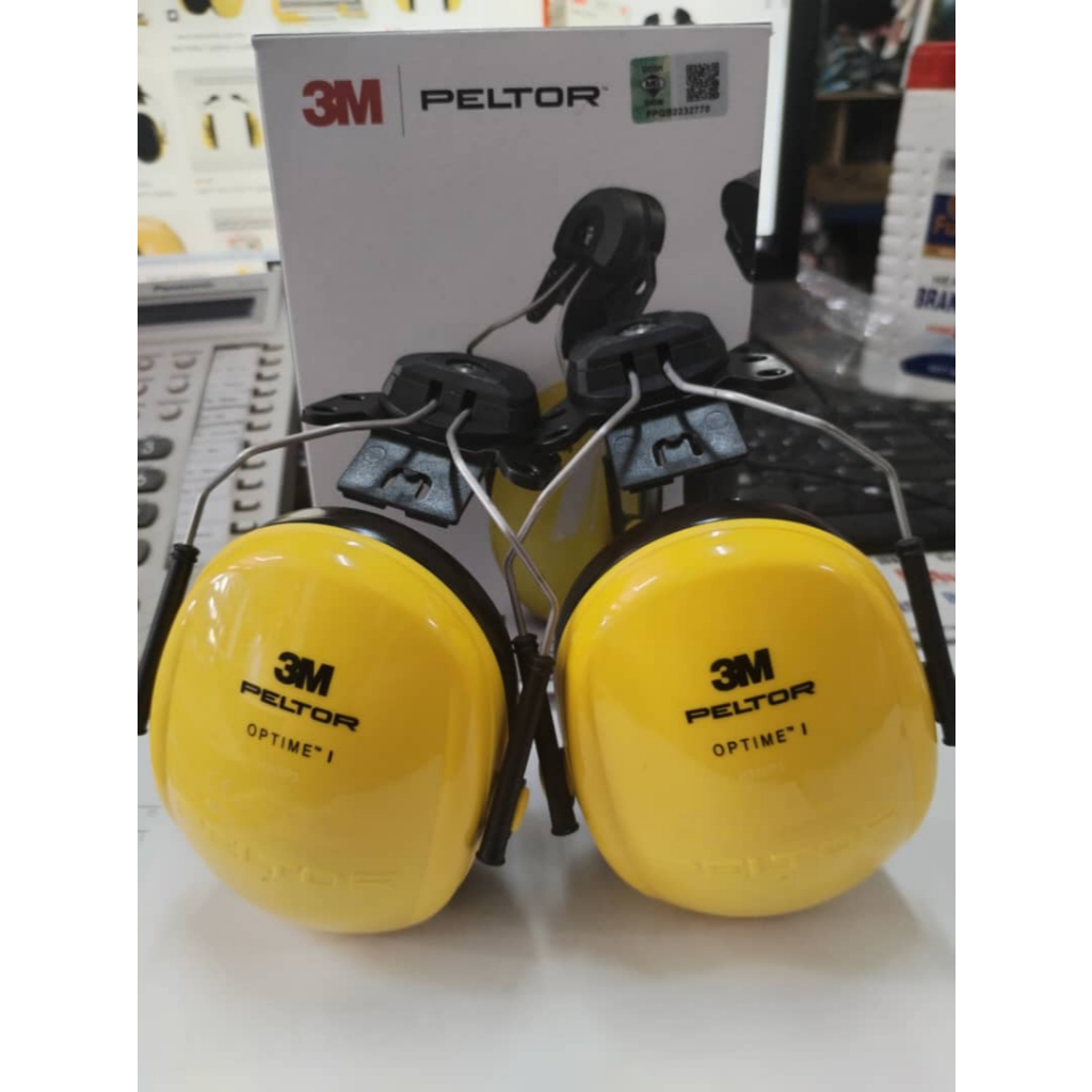 SIRIM DOSH 3M PELTOR OPTIME 95 H510P3 FOLDABLE SLOTTED HELMET EARMUFF ...