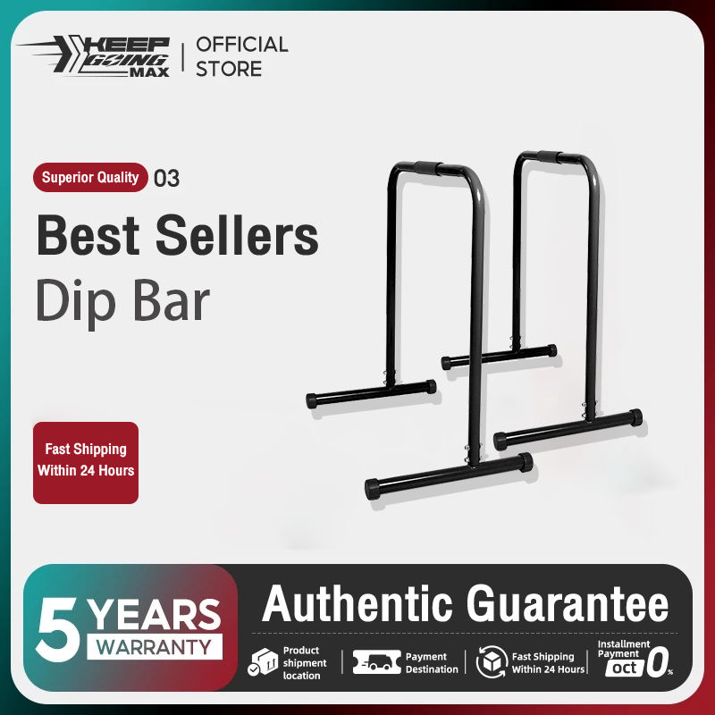 KEEP Heavy Duty Dip Bar Parallel Bar Portable Home Gym Body Weight ...