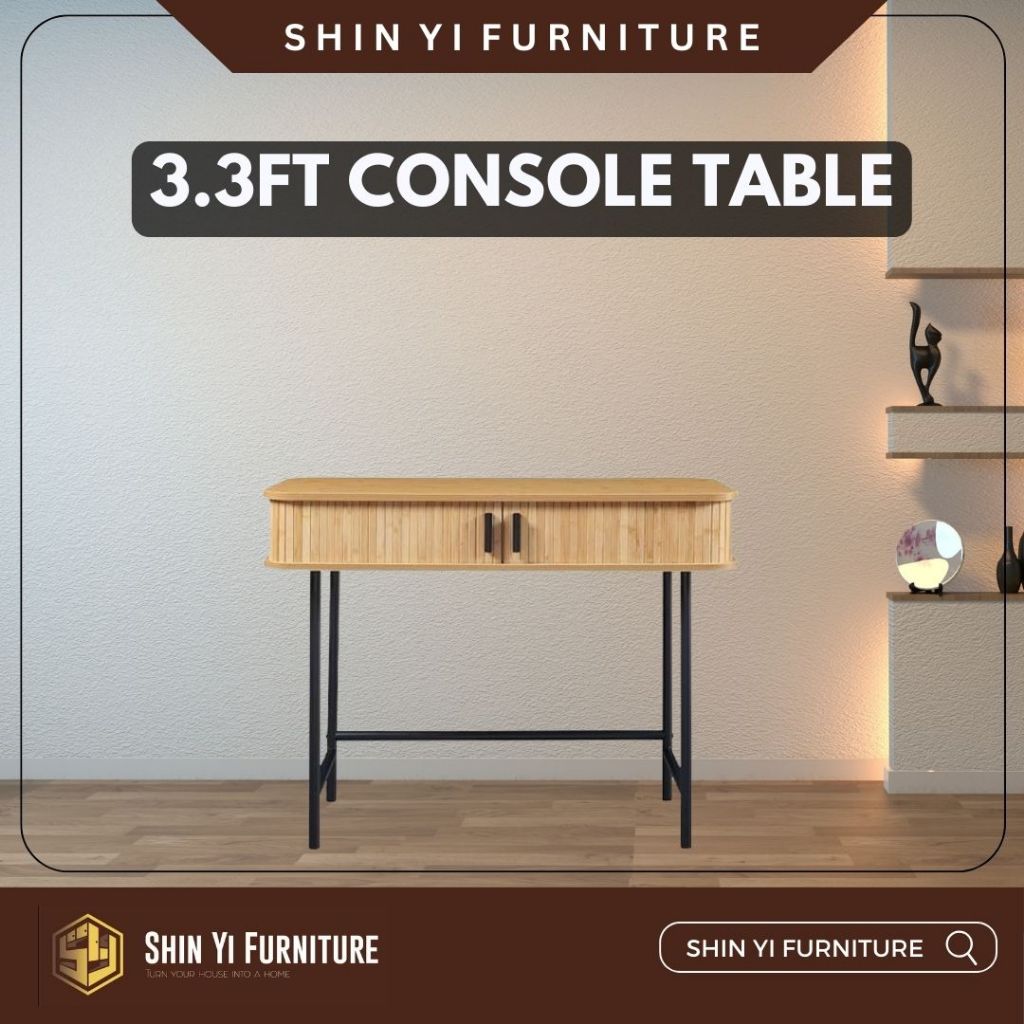 [SARAWAK] Console Table / Meja Konsol / Meja Berlaci Sliding / Display ...