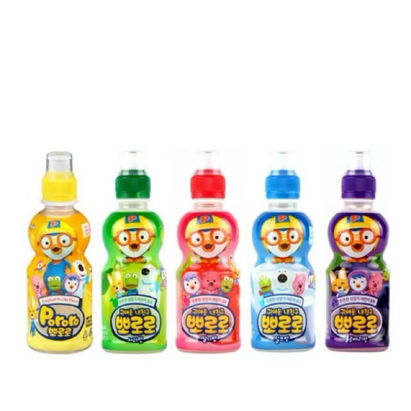Pororo Drink 235ml Peach / Apple / Strawberry / Blueberry / Green Grape ...