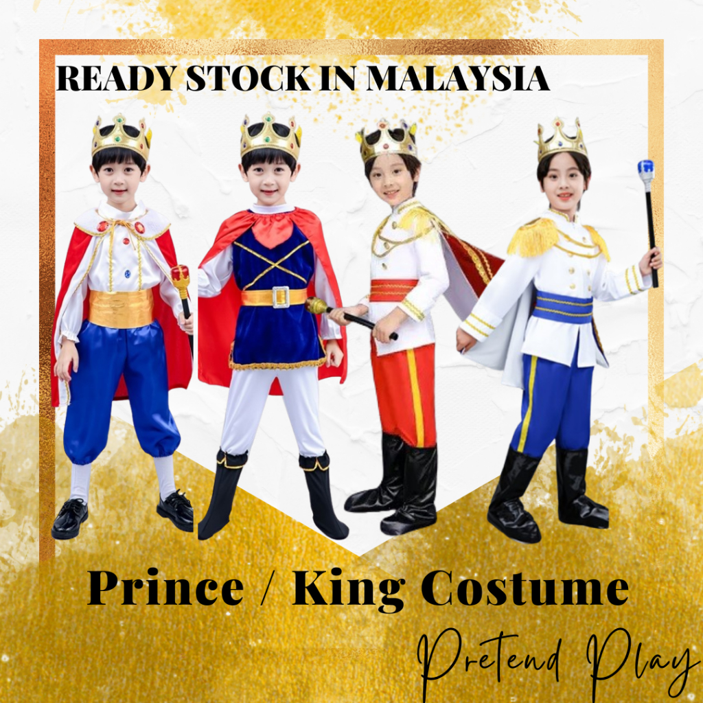 Kids Costume - Role Play For Prince King Main Peranan Kostum Putera ...