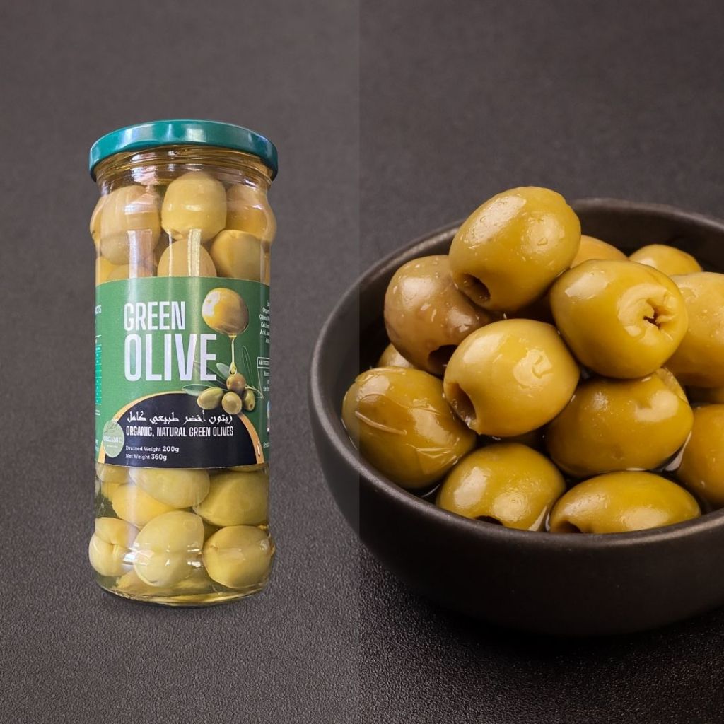 Buah Zaitun Jeruk Organic Hijau | 570g inc bottle | 1 Botol | Makan ...