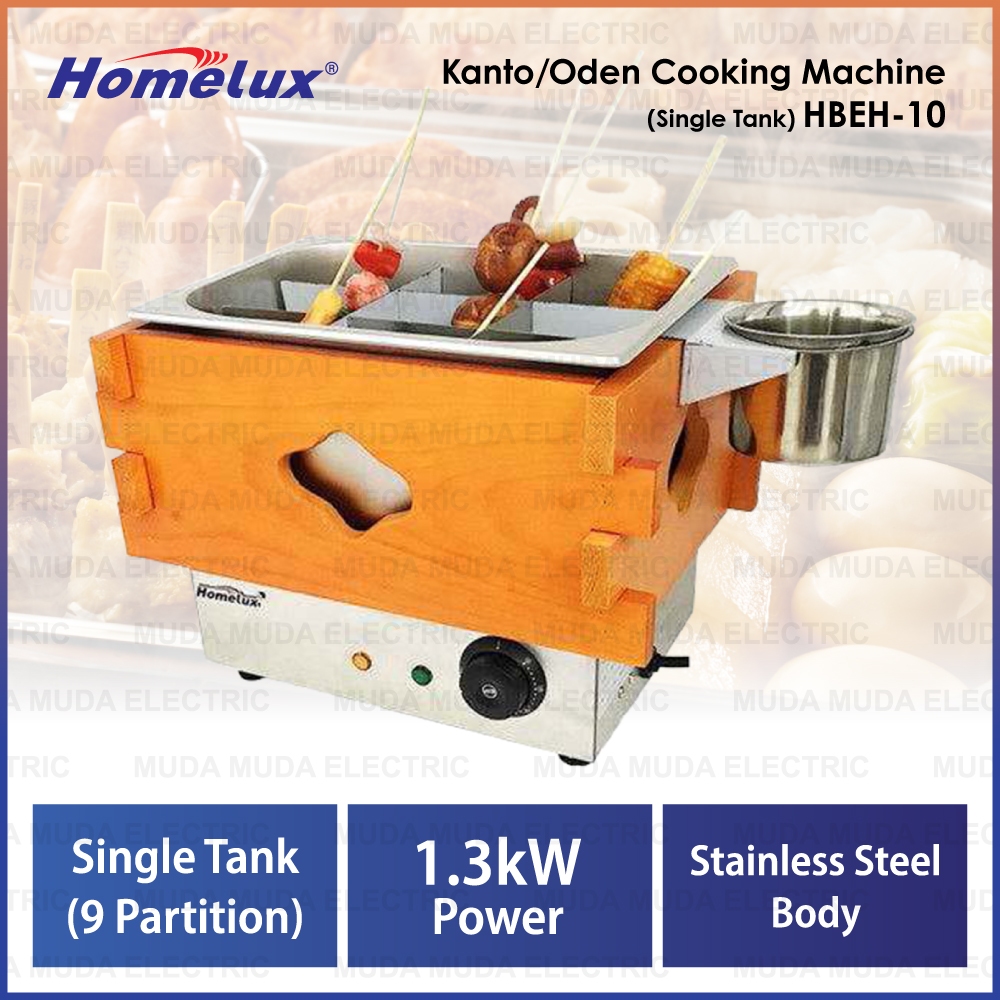 Homelux Single | Double Tank Kanto Oden Cooker Machine HBEH-10 | HBEH ...