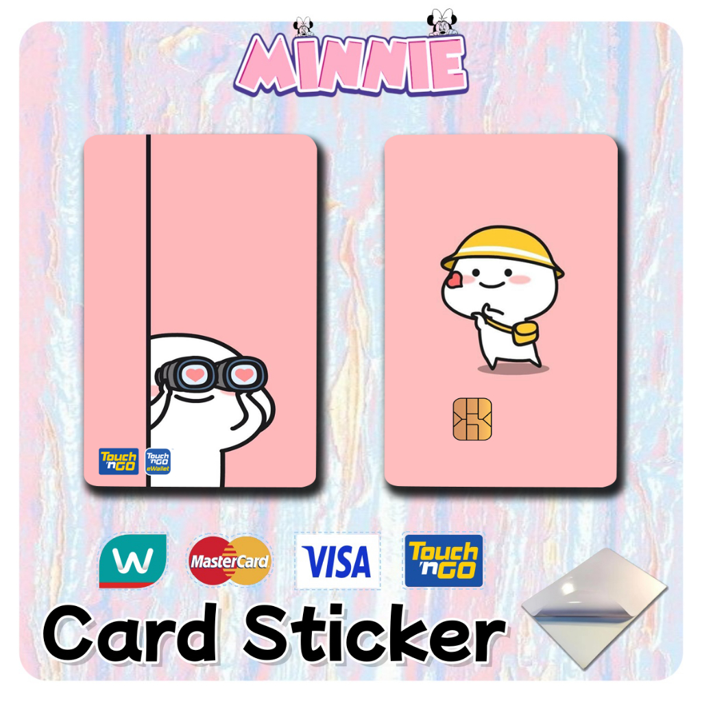 [ Quby ] Touch n Go Card Sticker Cover TNG Card/NFC Card/Watsons Card ...
