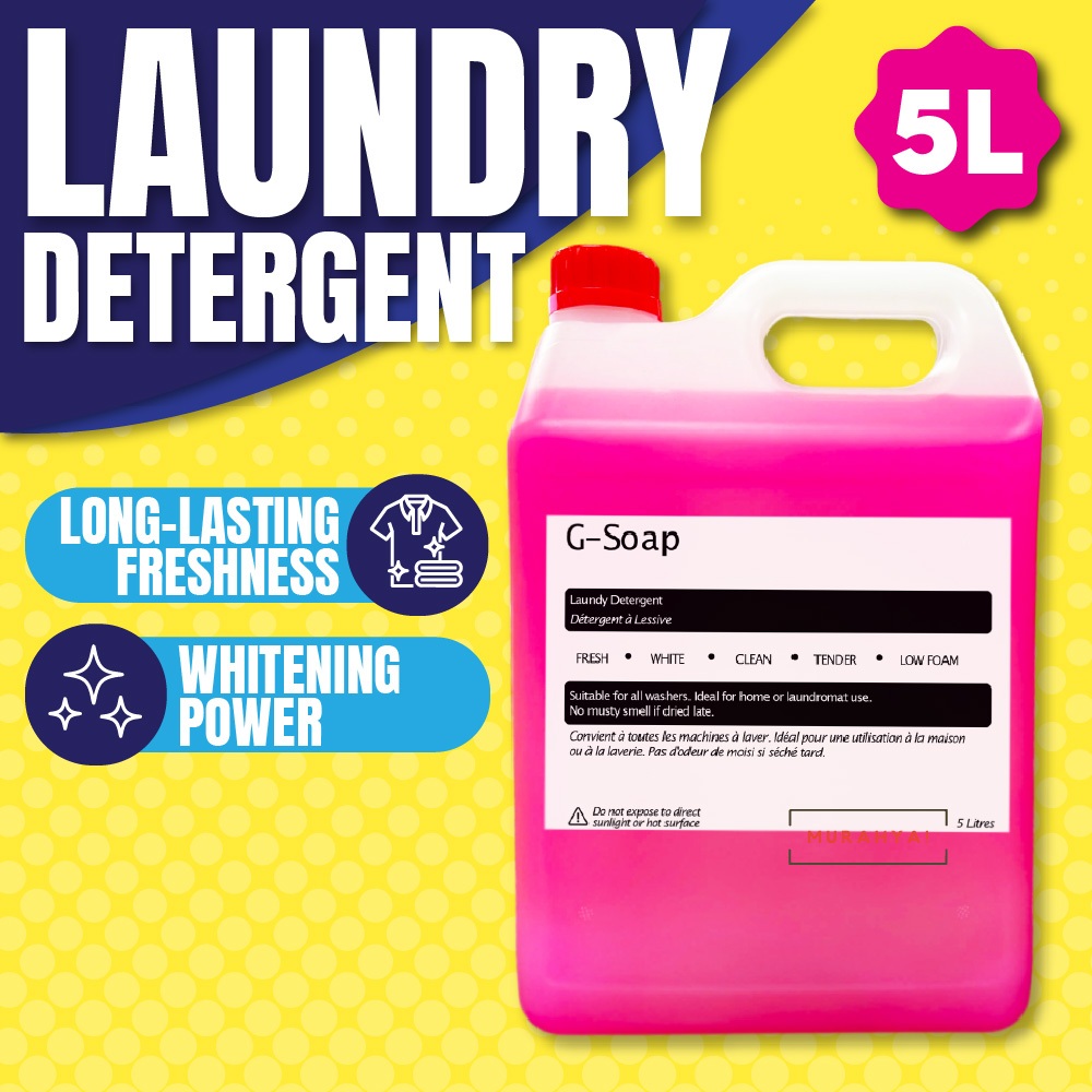 Sabun Pencuci Baju Sabun Dobi Paling Wangi Liquid Detergent 5L dan ...