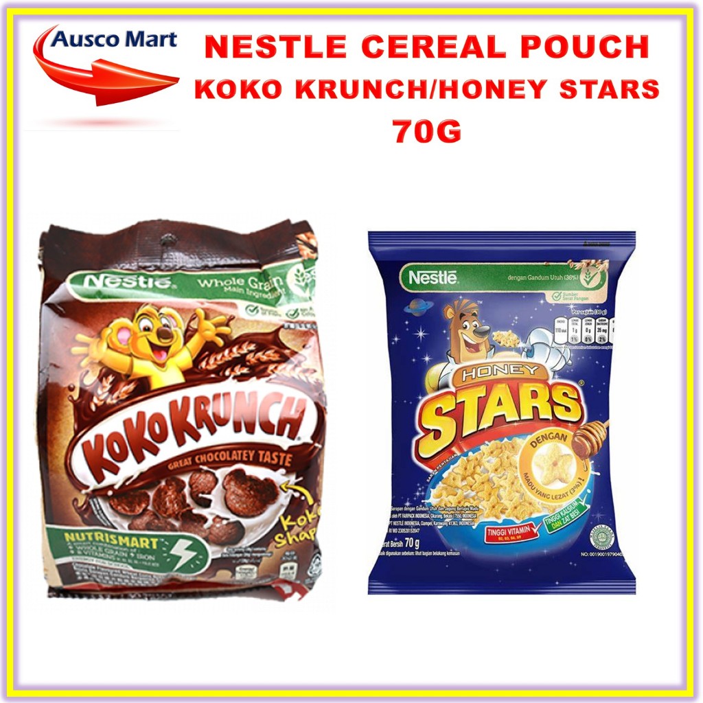NESTLE CEREAL KOKO KRUNCH/HONEY STAR POUCH 70G | Shopee Malaysia