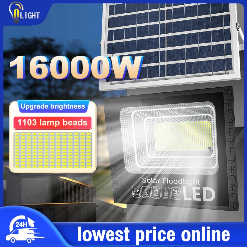 16000W Solar Light Outdoor Lighting LED Lampu Solar IP67 Waterproof LED ...