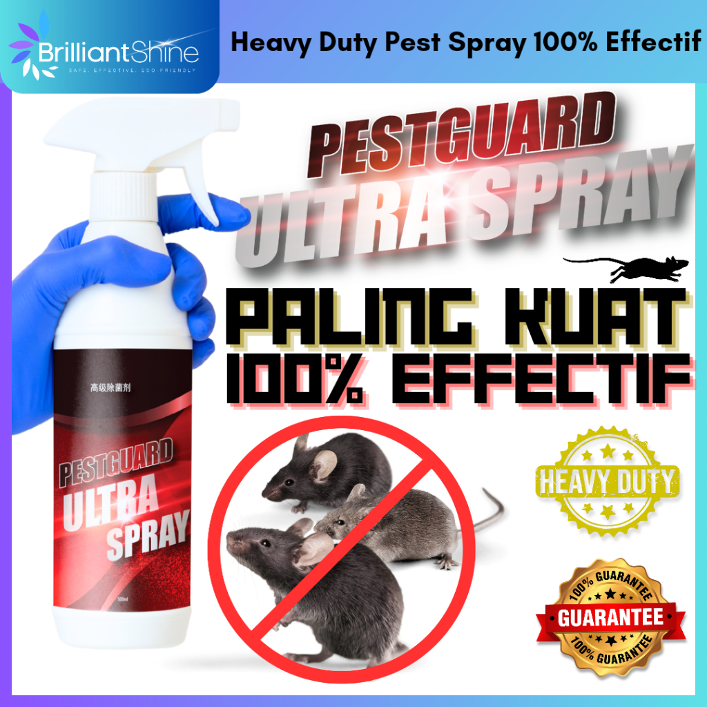 PESTGUARD ULTRA SPRAY【Spray menghalau TIKUS 100% EFFECTIF】 | Shopee ...