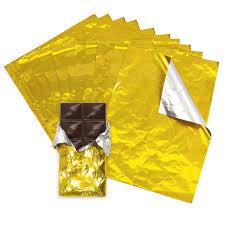Foil chocolate wrapper 20x20 cm | Chocolate foil | Foil paper wrap ...