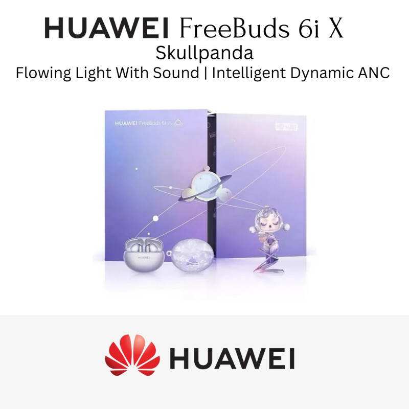 🚚READY STOCK🚚 HUAWEI FreeBuds 6i X SKULLPANDA Flowing Light with Sound ...